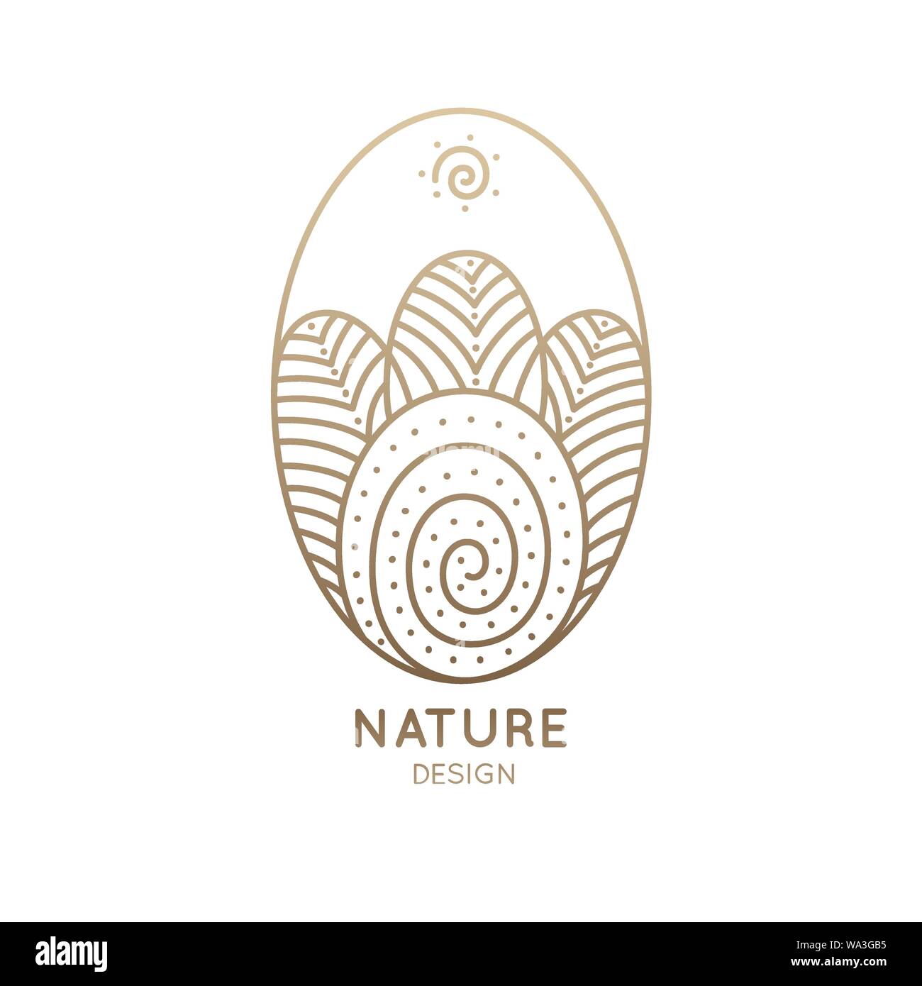 Oval wavy Stock Vector Images - Alamy