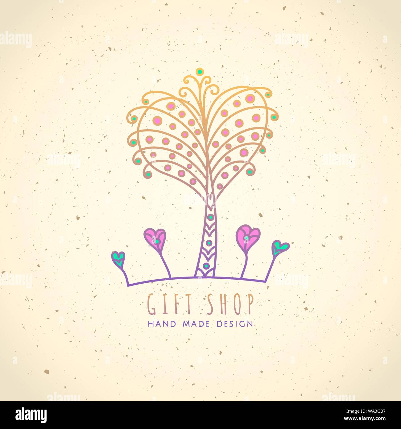 Eco gift holiday present Stock Vector Images - Alamy