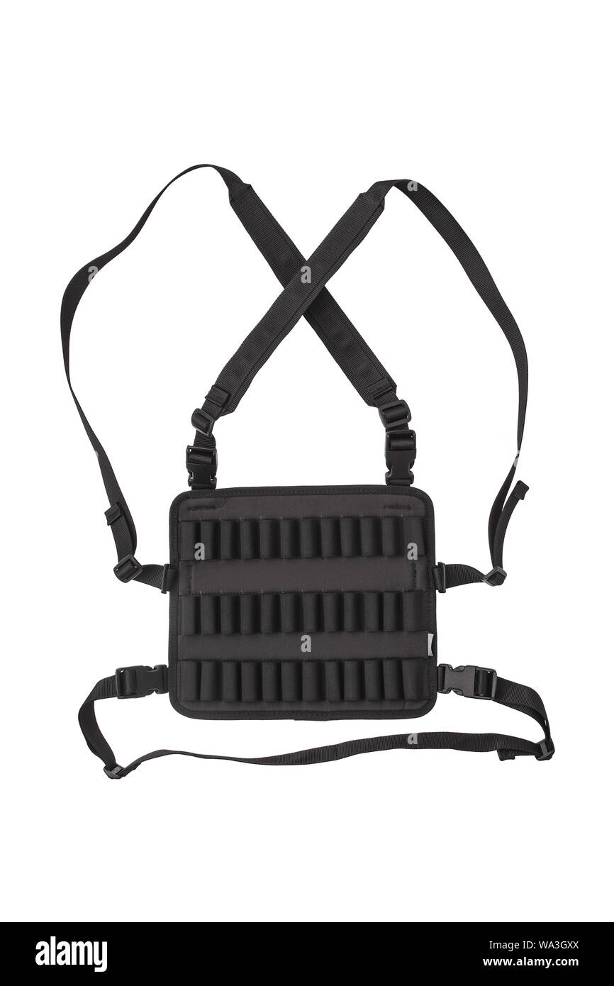 Modern bandolier isolated on a white background. Accessory for ...