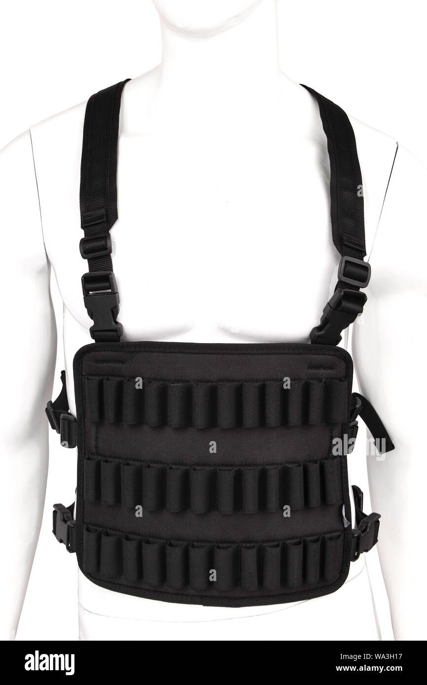 Modern bandolier isolated on a white background. Accessory for ...