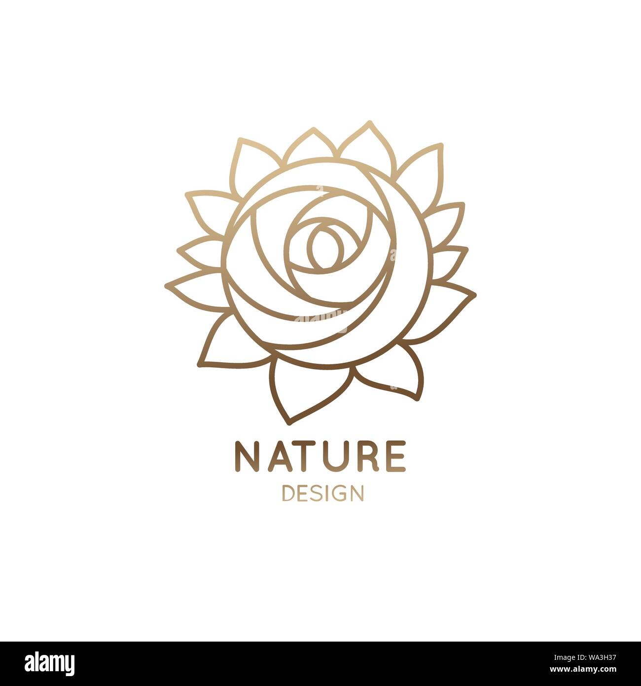 Rose yoga spa Stock Vector Images - Alamy