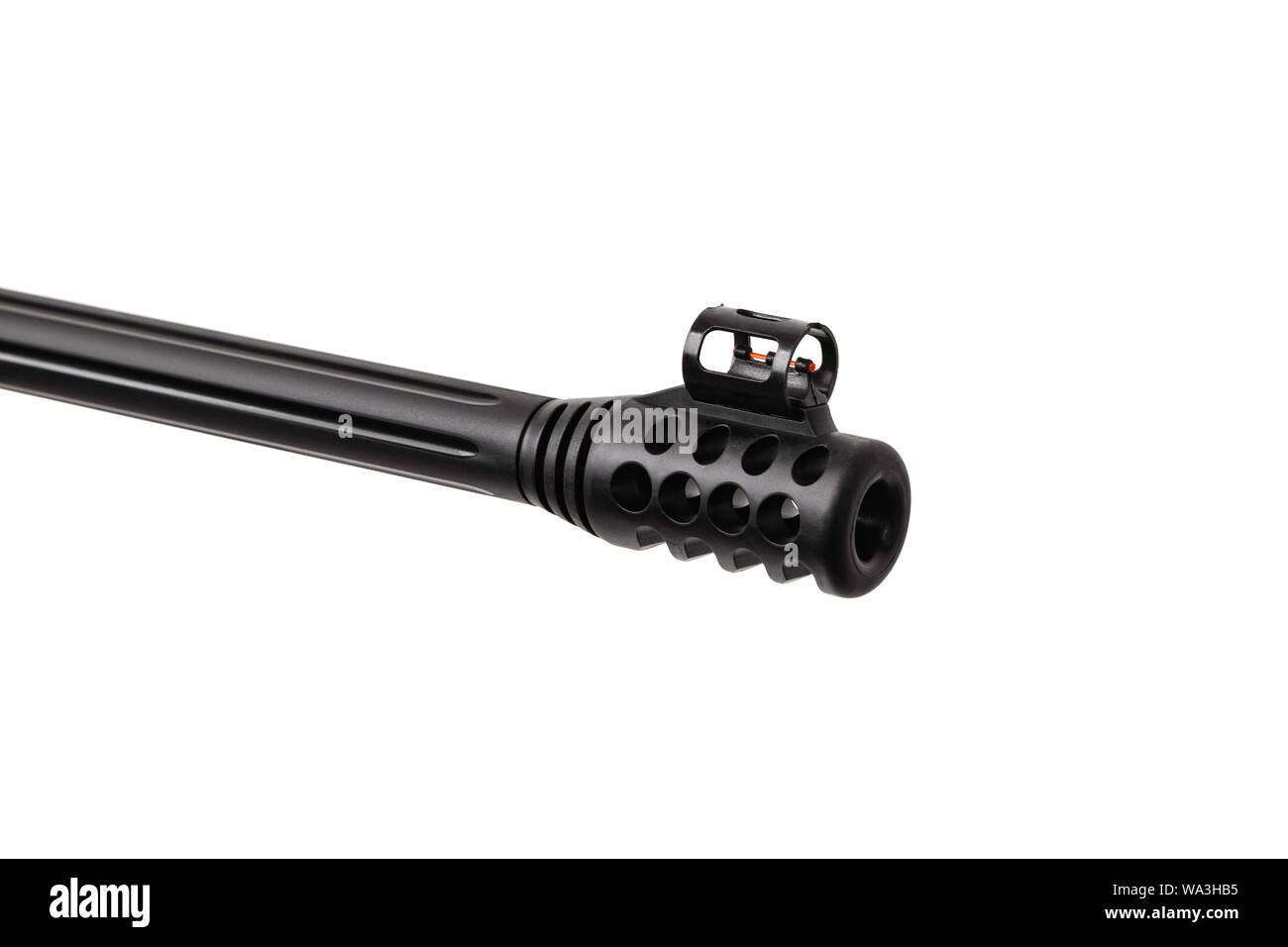 Pneumatic rifle isolated on white background Stock Photo - Alamy