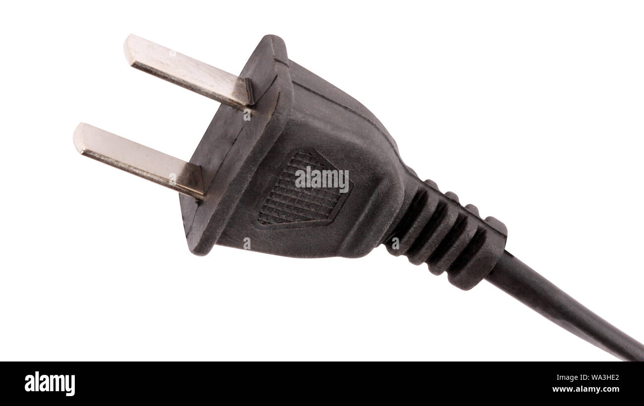 American Outlet Plug with Cord Isolated Stock Photo - Alamy