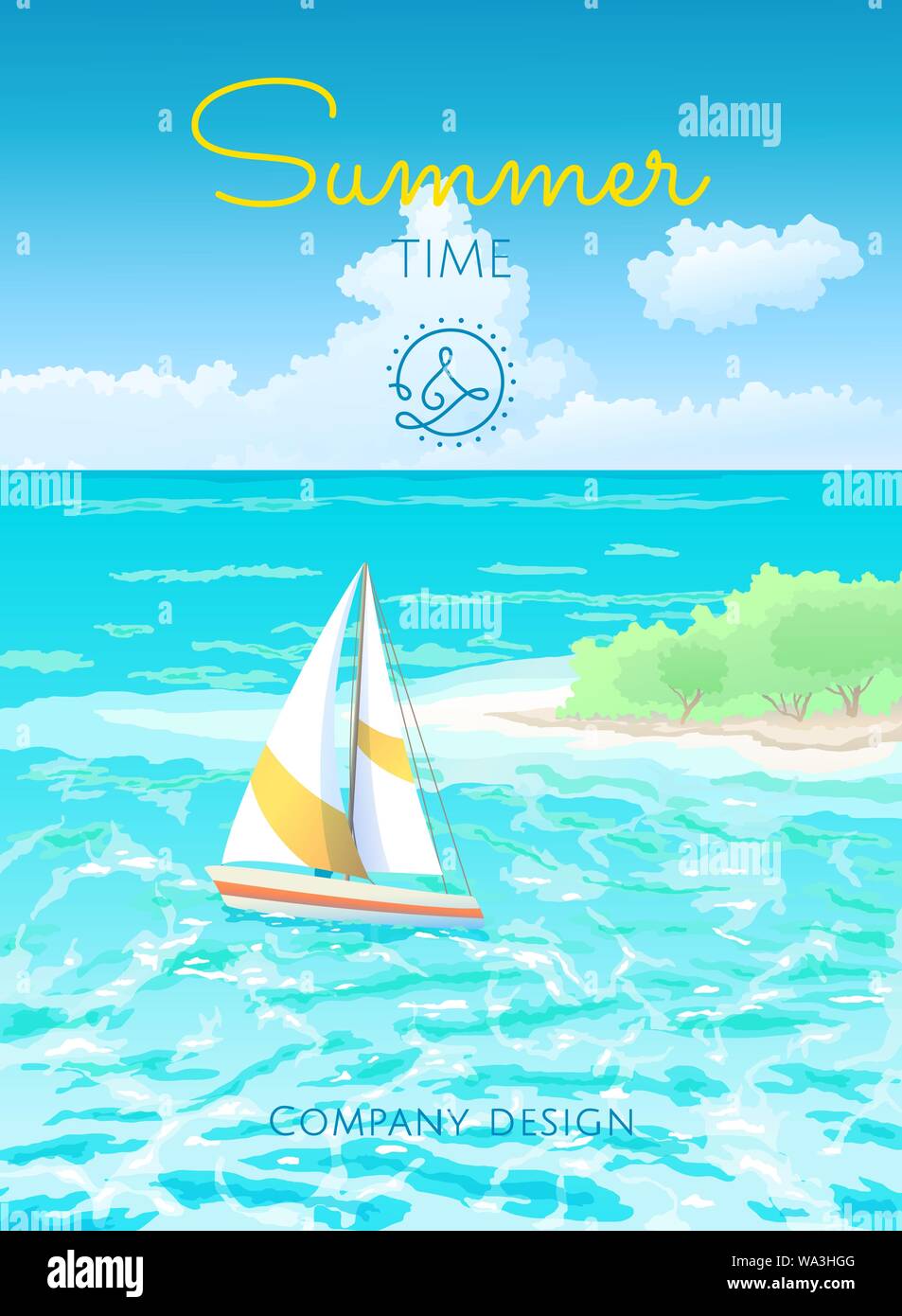 Colorfull poster summertime Stock Vector Image & Art - Alamy