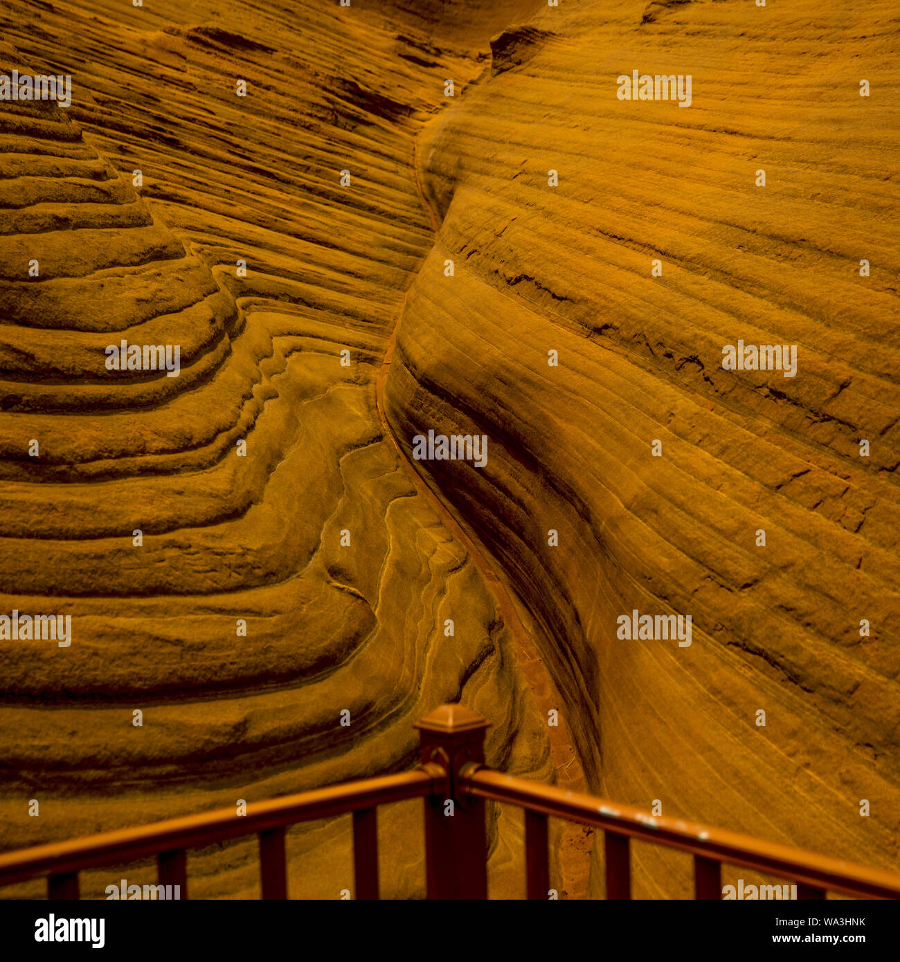 Jingbian-yanshuiguang pipeline wave valley Stock Photo - Alamy