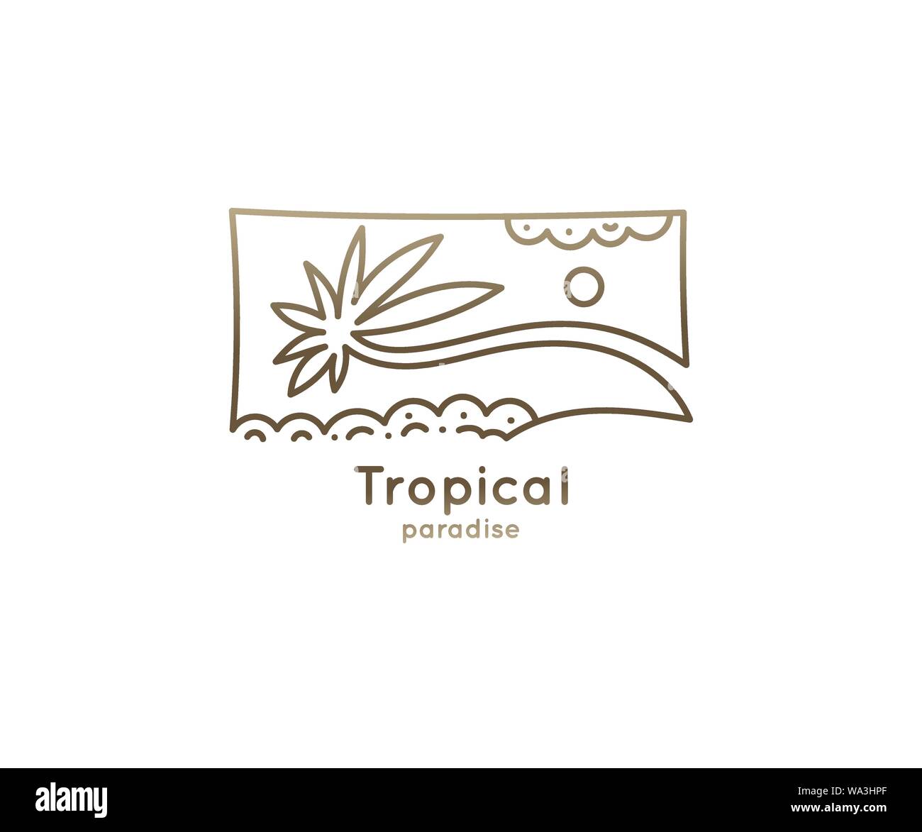 Sea of oasis Stock Vector Images - Alamy