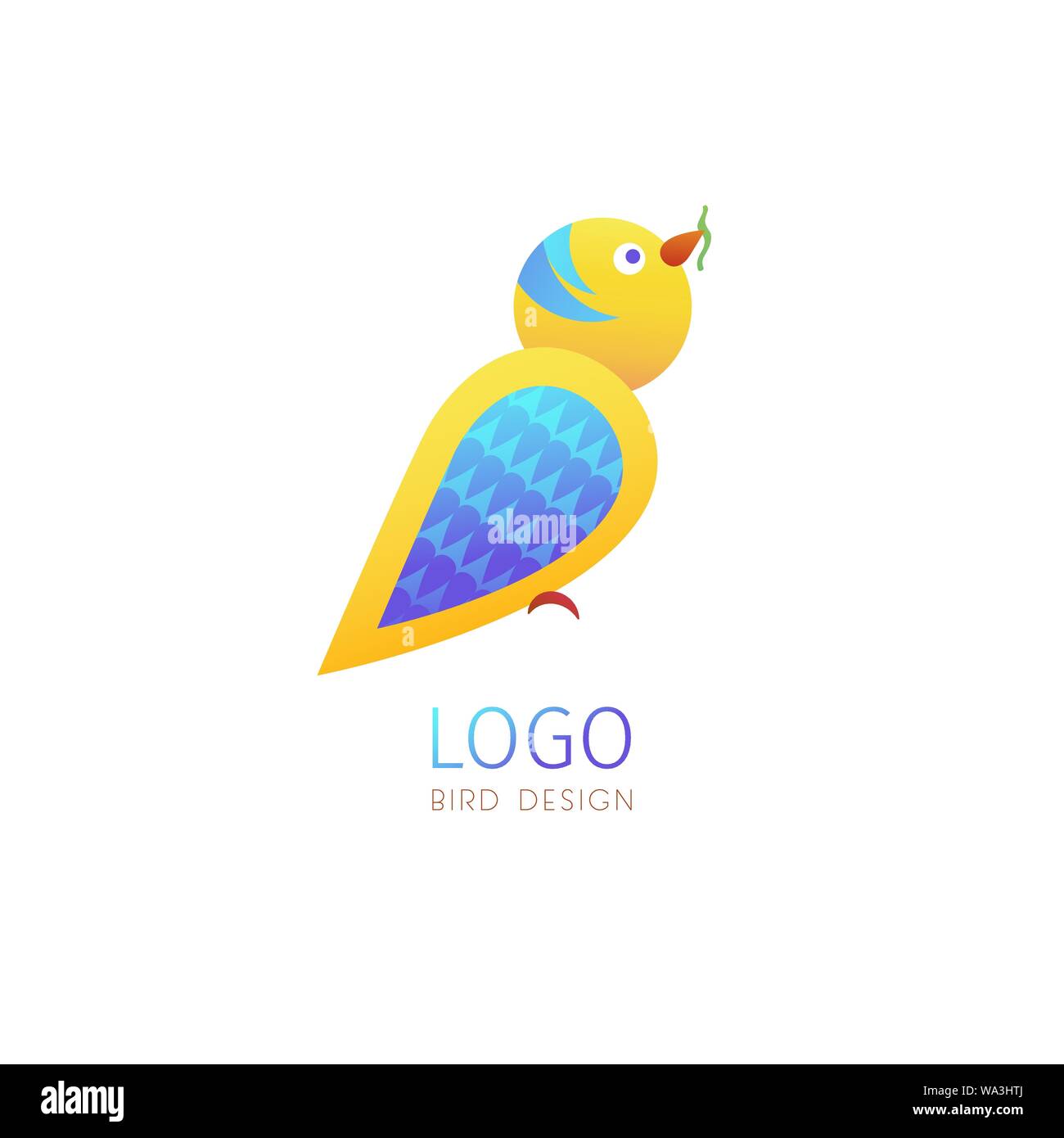 Pigeon cartoon style Cut Out Stock Images & Pictures - Alamy