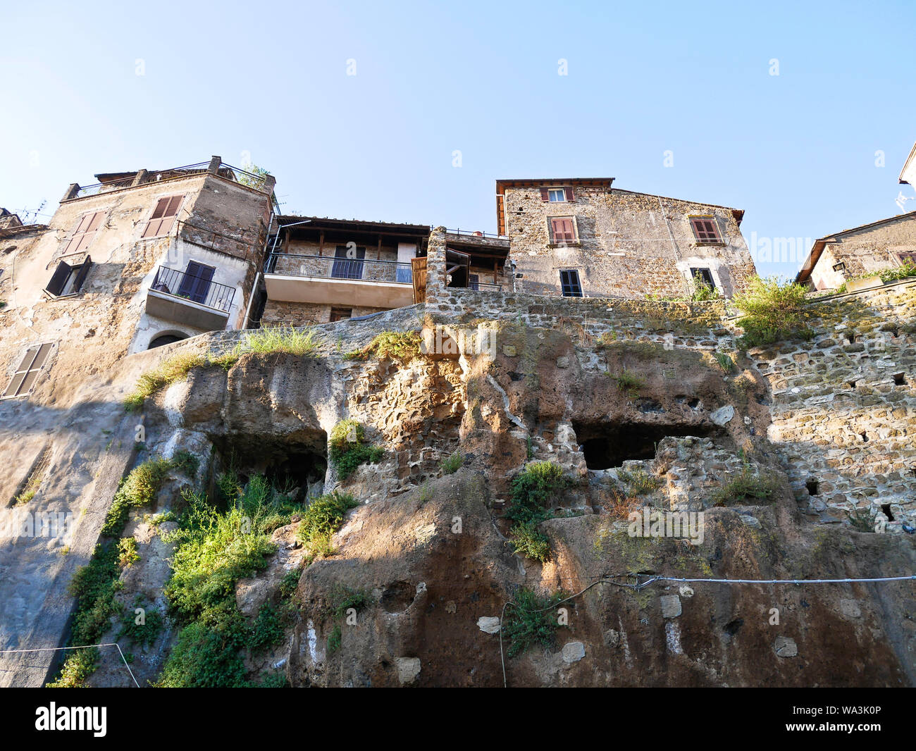 The beautiful city of Orte, an ancient Lazio village on the border with ...