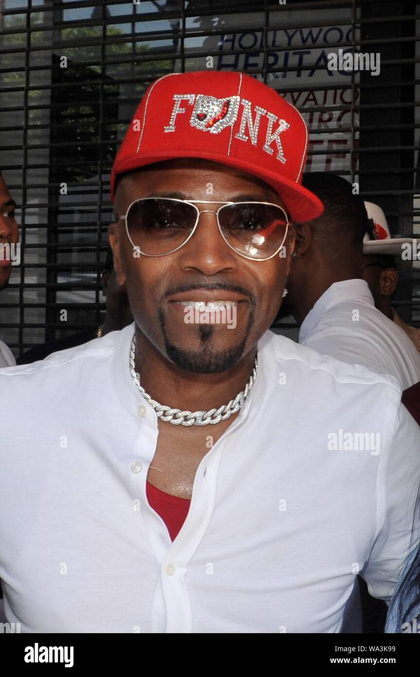 Los Angeles, CA. 16th Aug, 2019. Teddy Riley at the induction ceremony ...
