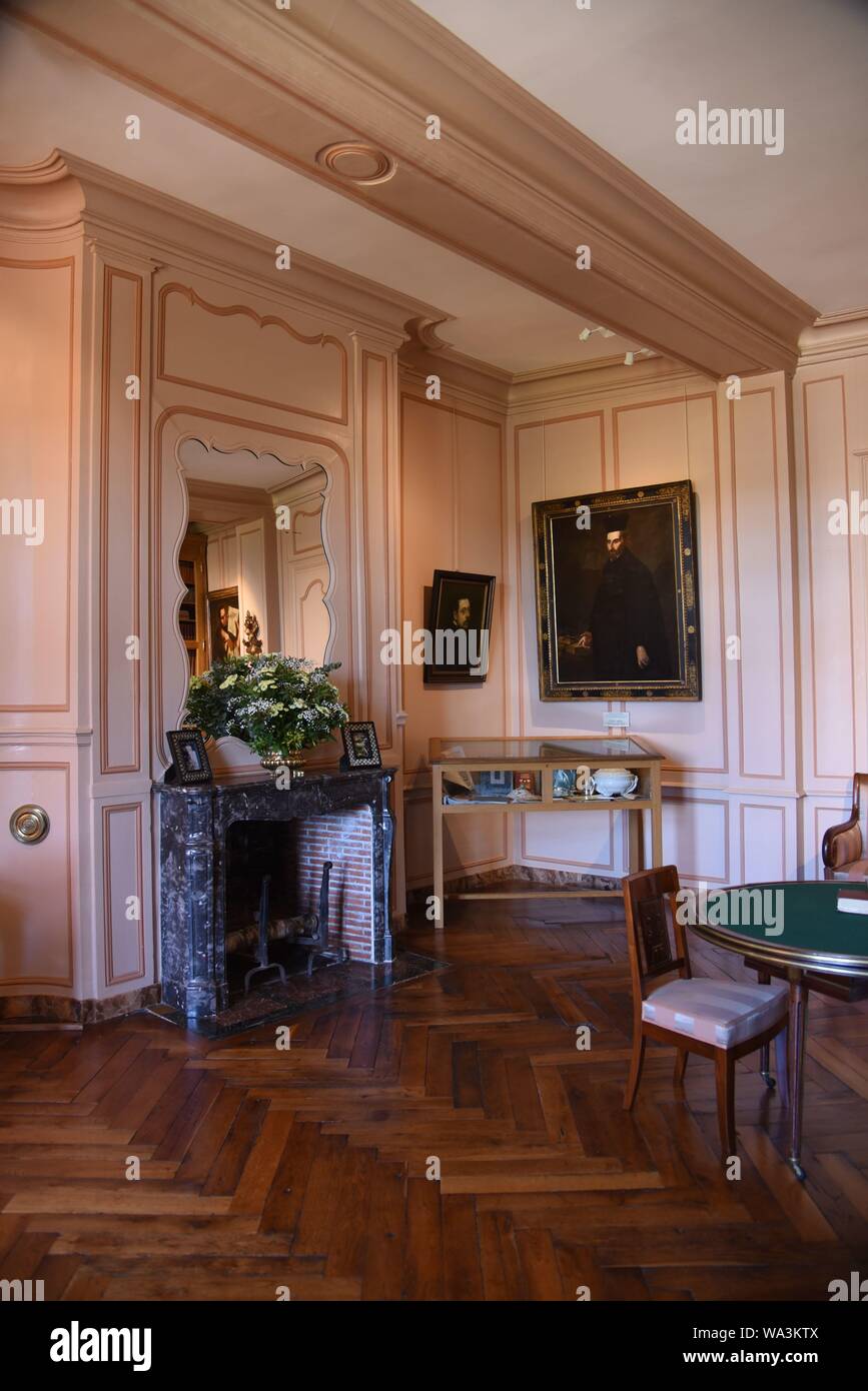 Villandry chateau interior hi-res stock photography and images - Alamy