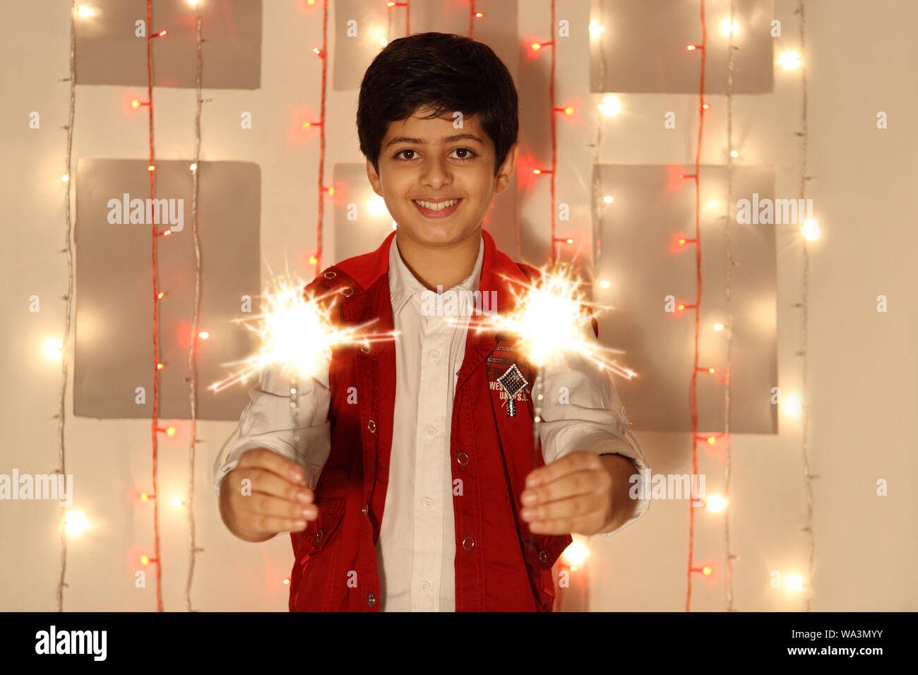 Diwali Festival Boy High Resolution Stock Photography and Images - Alamy