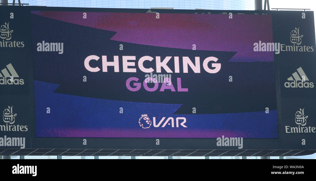 The VAR Referral screen shows a goal is being checked during the ...