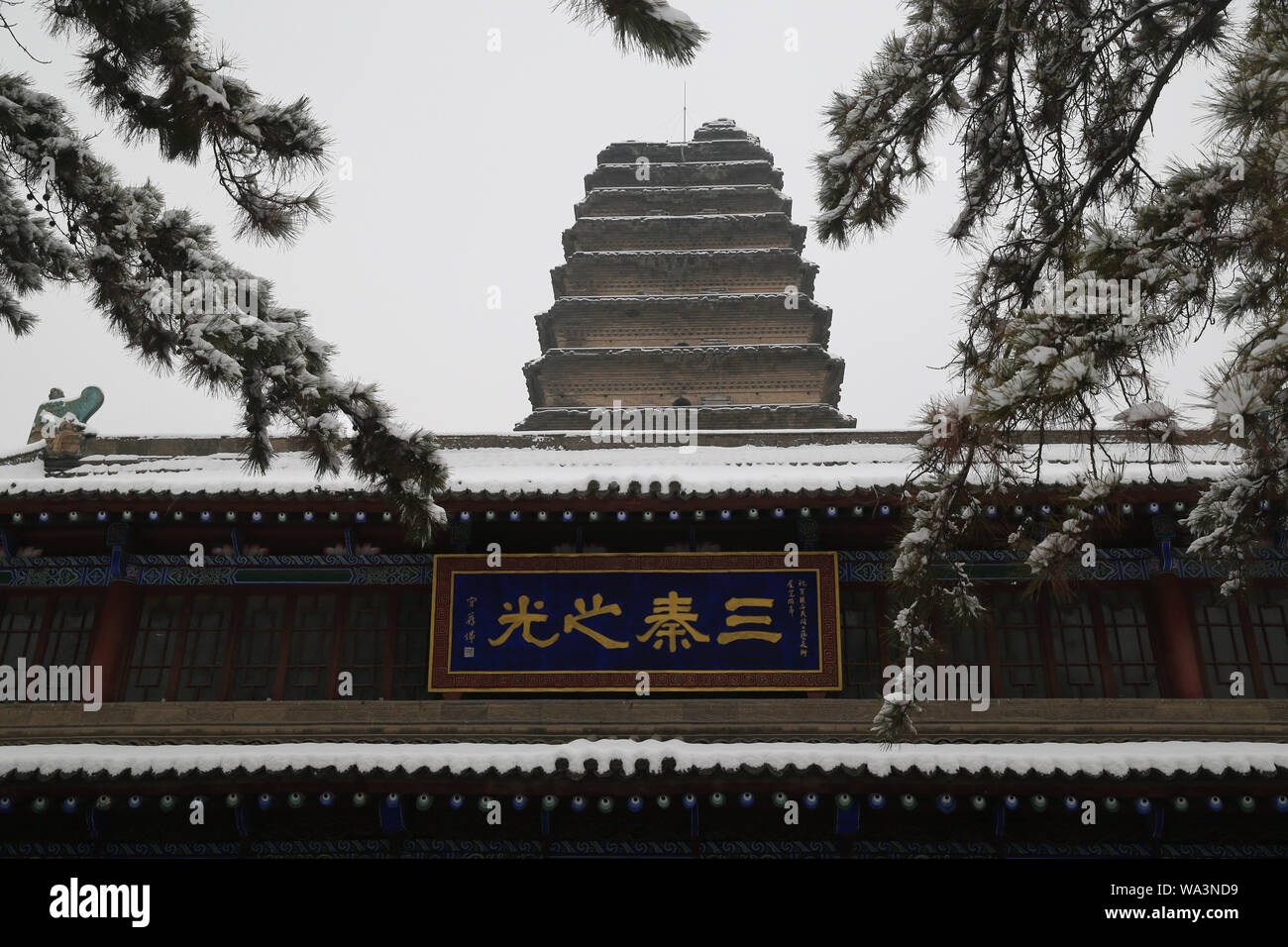 Small wild goose pagoda hi-res stock photography and images - Alamy