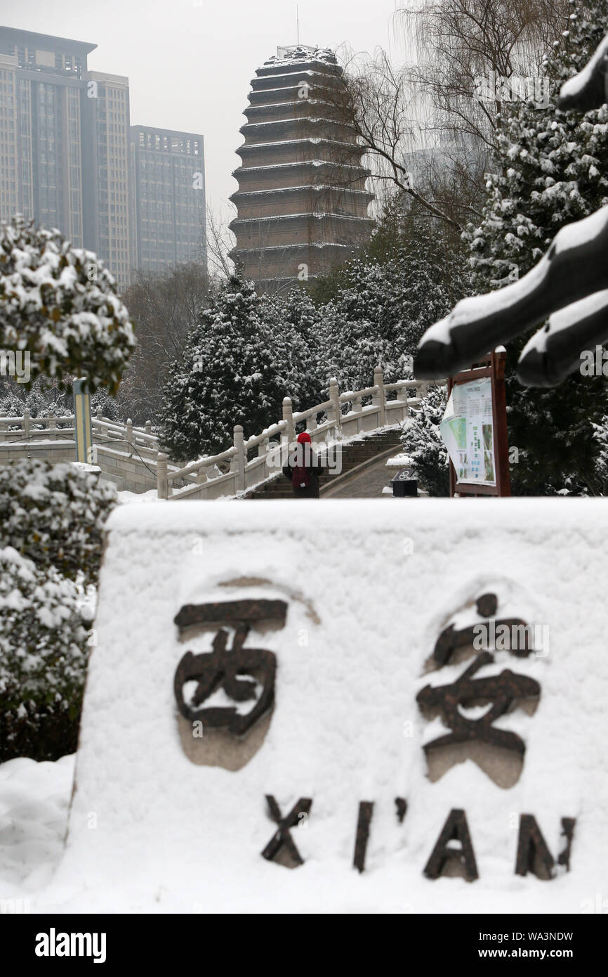 Small wild goose pagoda hi-res stock photography and images - Alamy