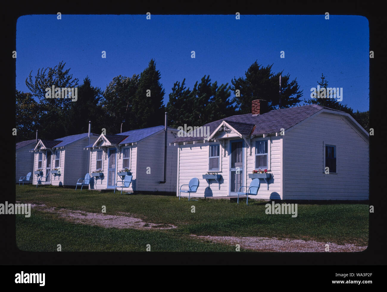 Blue Horizon Motel, Brevort, Michigan Stock Photo - Alamy