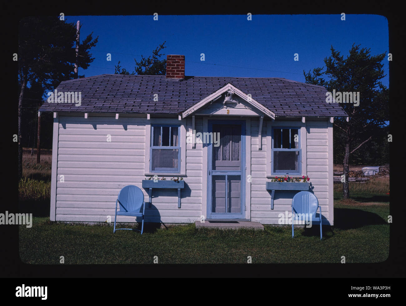 Blue Horizon Motel, Brevort, Michigan Stock Photo - Alamy
