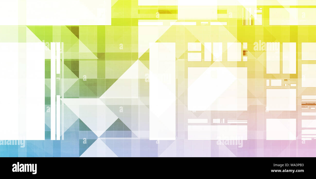 Technology Background with Geometric Shapes Moving Art Stock Photo - Alamy