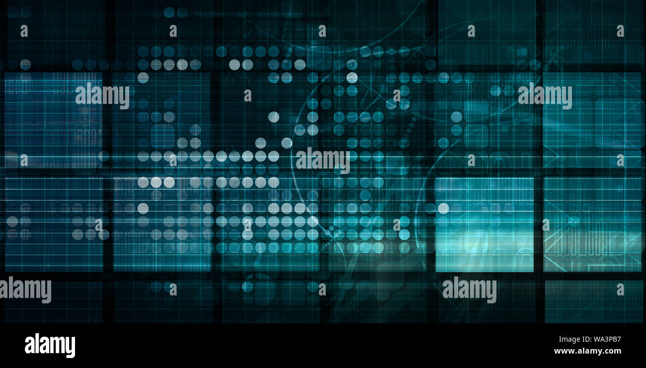 Science Technology Industry with Big Data Solutions Concept Stock Photo ...