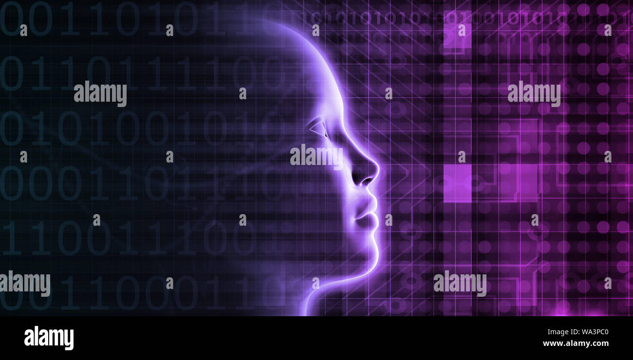 A Technology Industry Network As a Wallpaper Stock Photo - Alamy