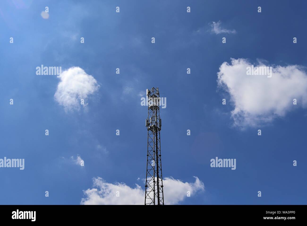 Antenna pylon crane construction hi-res stock photography and images ...
