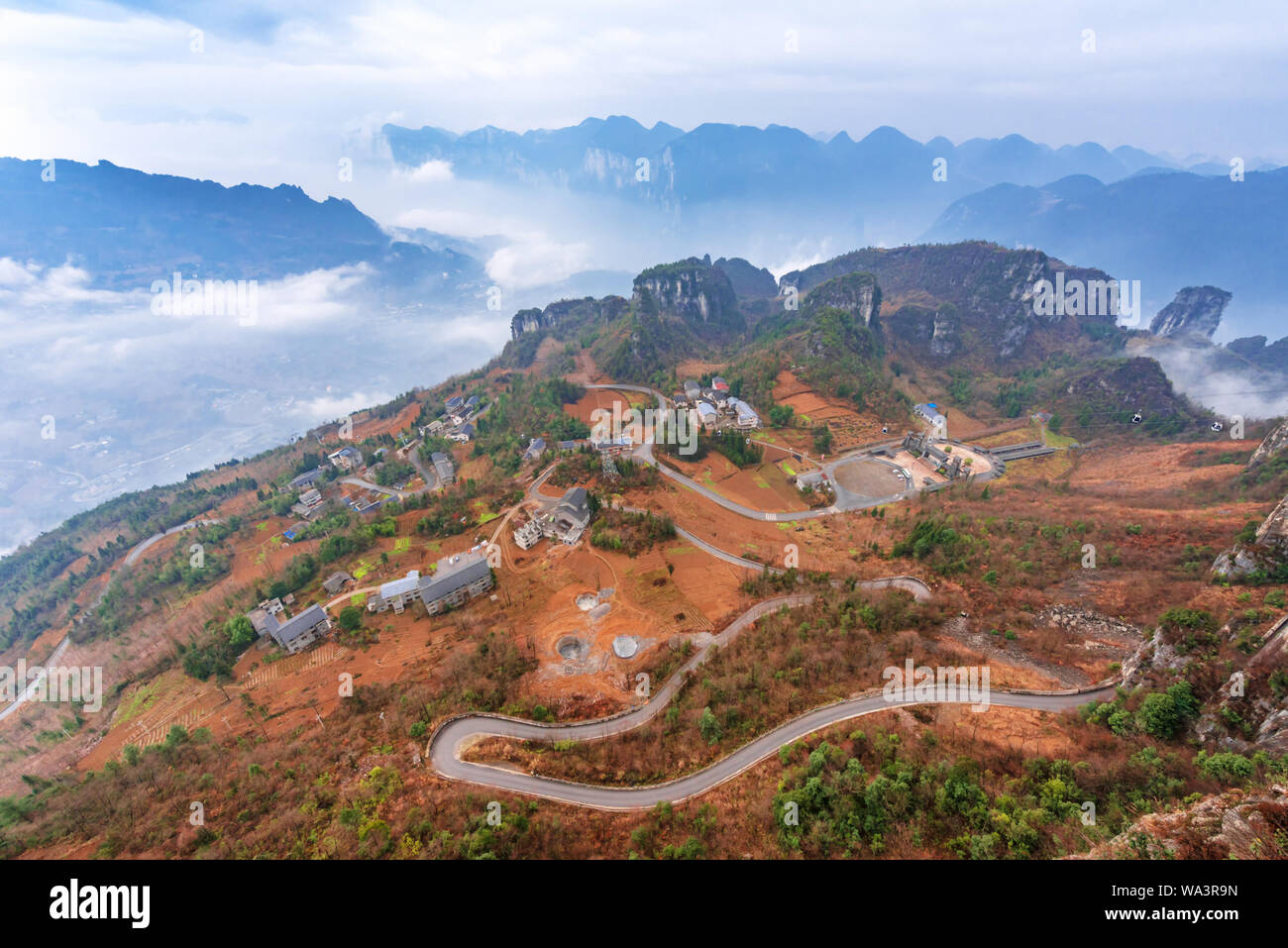 Hubei enshi grand canyon scenery Stock Photo - Alamy
