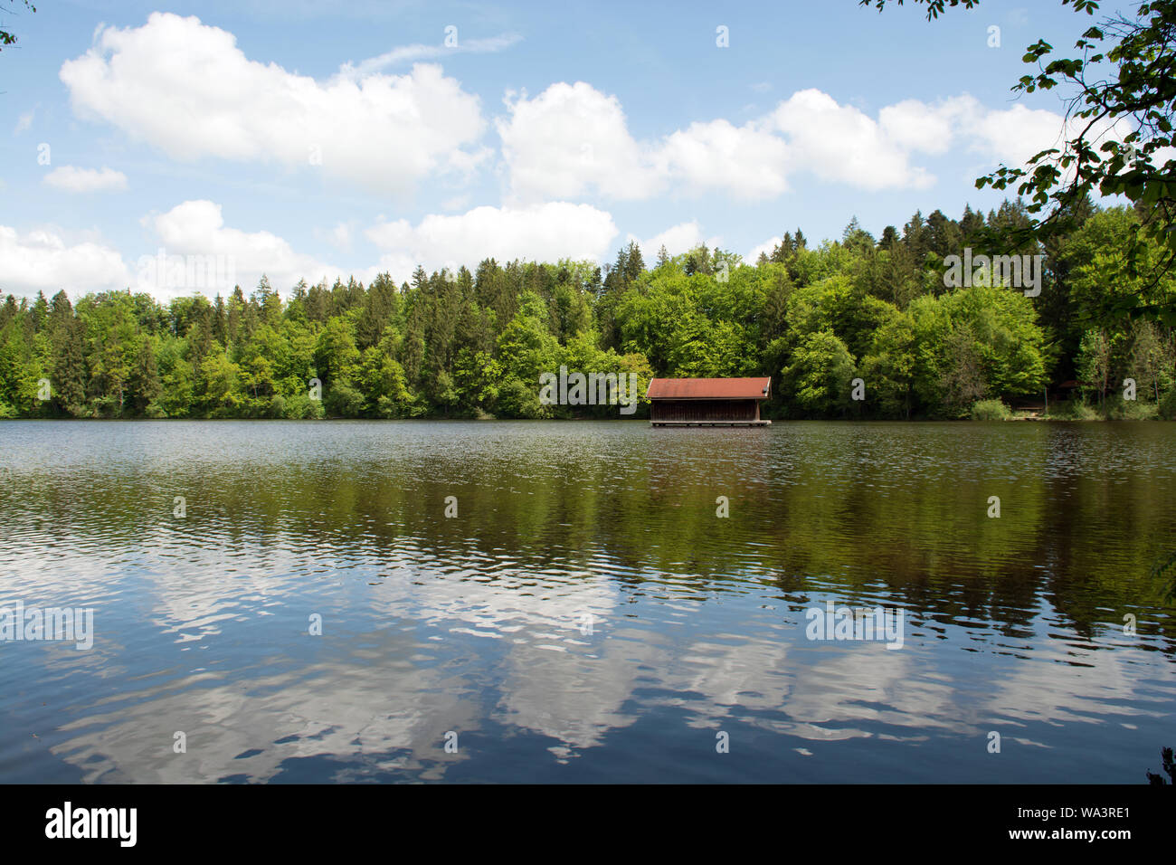bavarian lake hackensee Stock Photo - Alamy