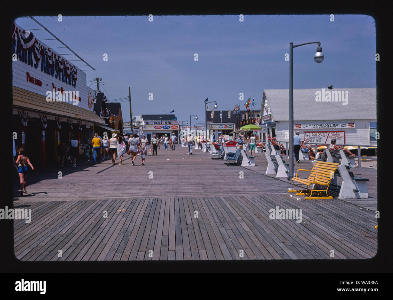 Boardwalk/beach, Point Pleasant, New Jersey Stock Photo - Alamy