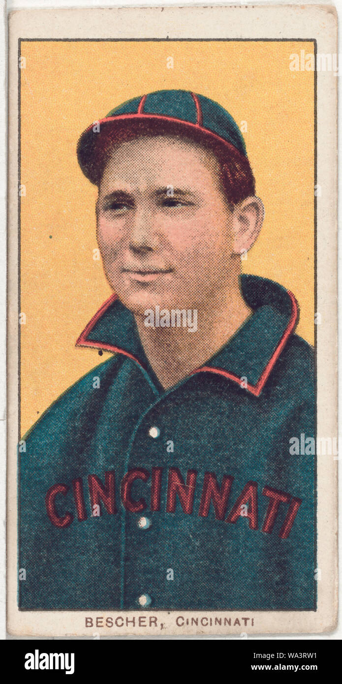 Bob Bescher, Cincinnati Reds, baseball card portrait Stock Photo - Alamy