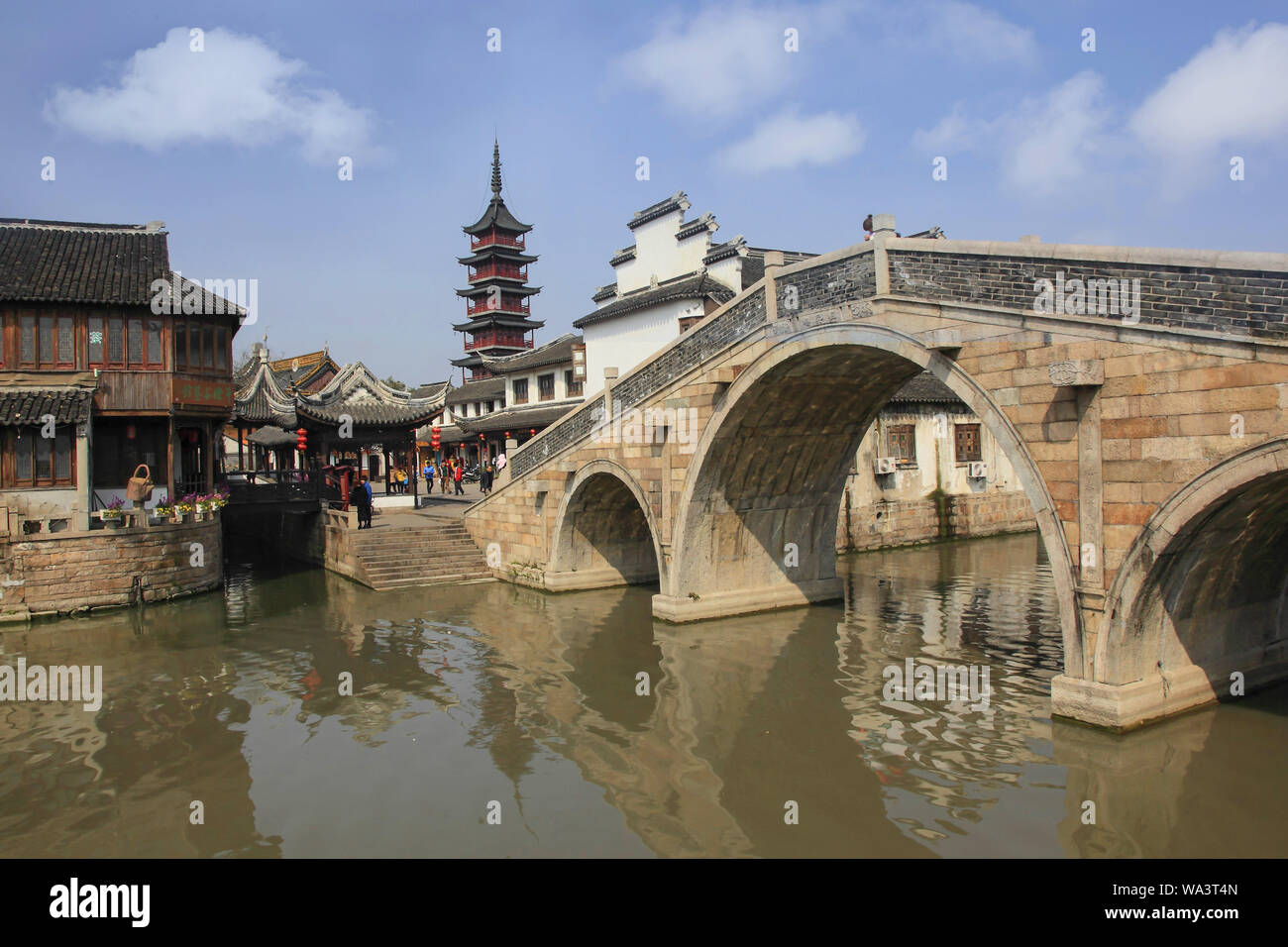 Thousand lamp town Stock Photo - Alamy