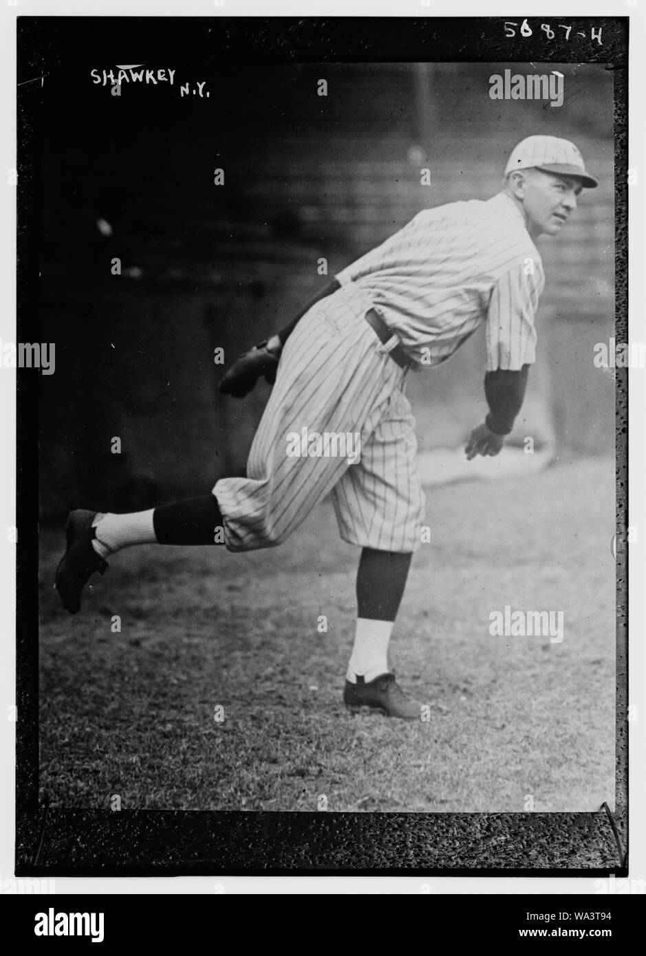 Bob Shawkey, New York AL (baseball Stock Photo - Alamy