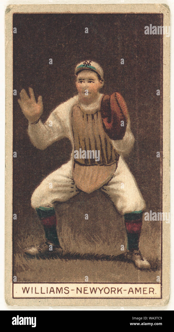 Bob Williams, New York Highlanders, baseball card portrait Stock Photo ...