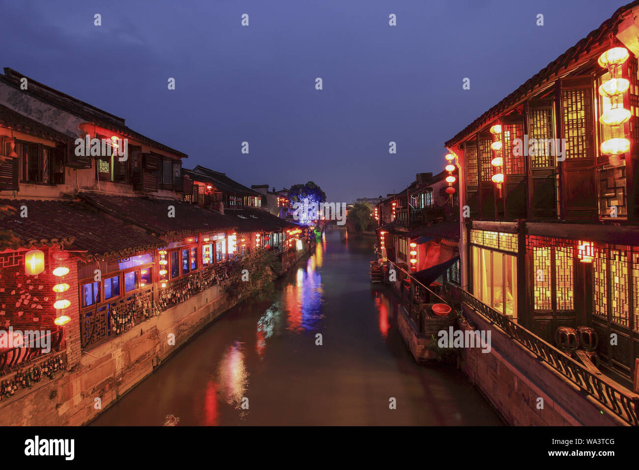 Xitang the night Stock Photo - Alamy
