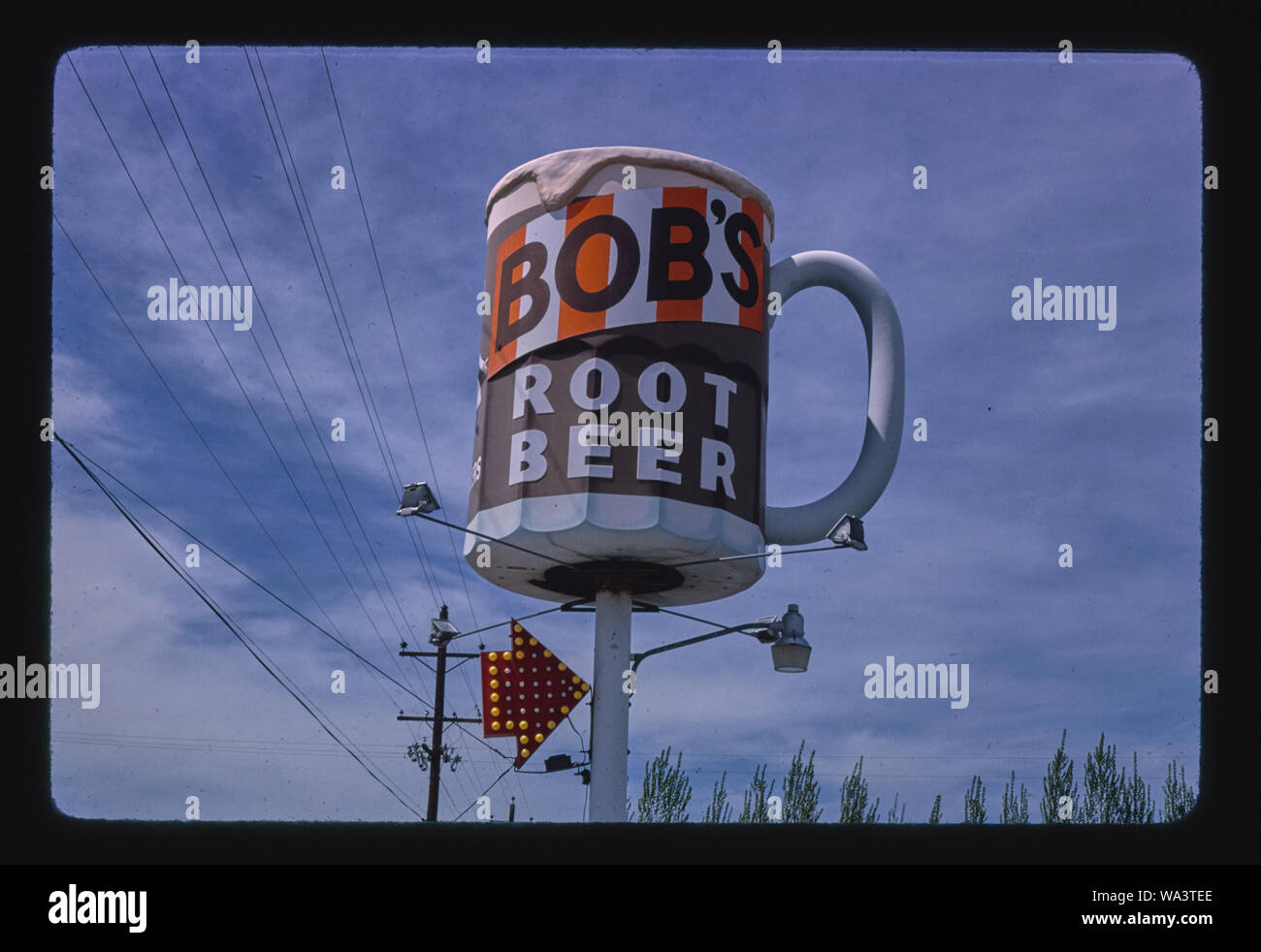 Bob's Root Beer sign, Fallon, Nevada Stock Photo - Alamy