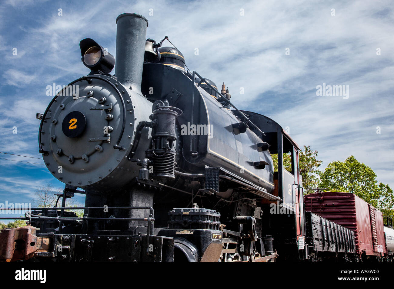 ESSEX, CT, USA - MAY 24, 2015: Connecticut Valley Railroad Old Steam ...