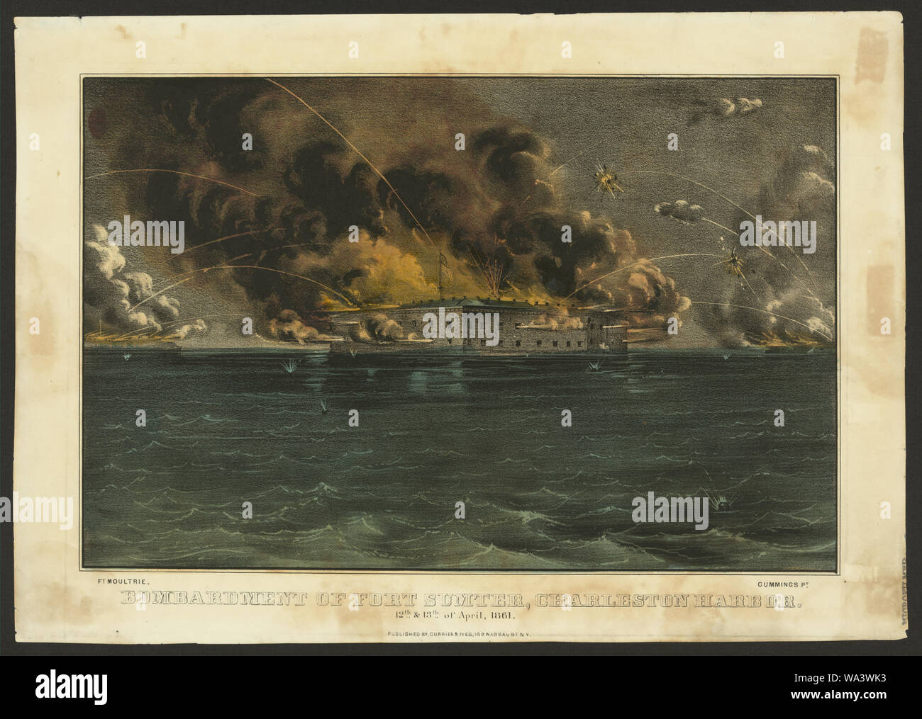 Fort sumter attack hi-res stock photography and images - Alamy
