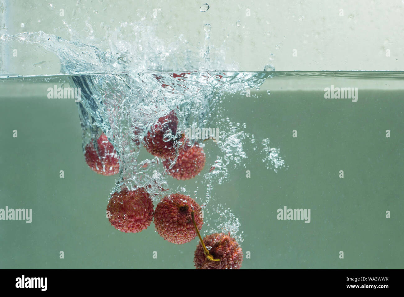 Litchi splash hi-res stock photography and images - Alamy