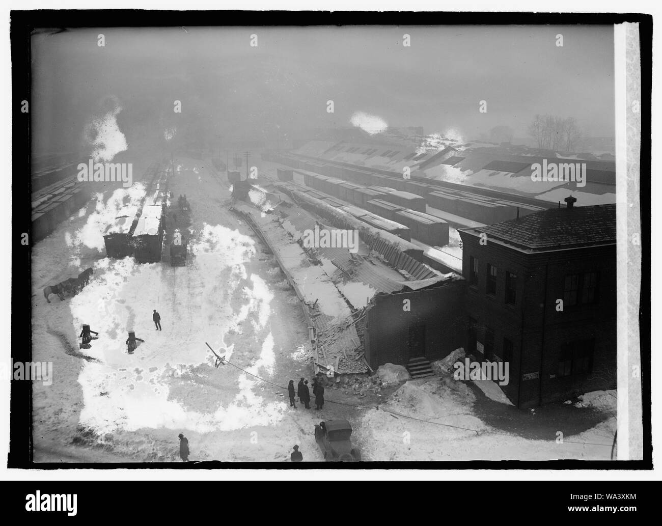 Building collapse accident Black and White Stock Photos & Images - Alamy