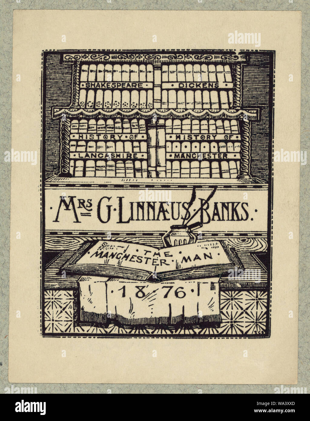 English bookplate hi-res stock photography and images - Alamy