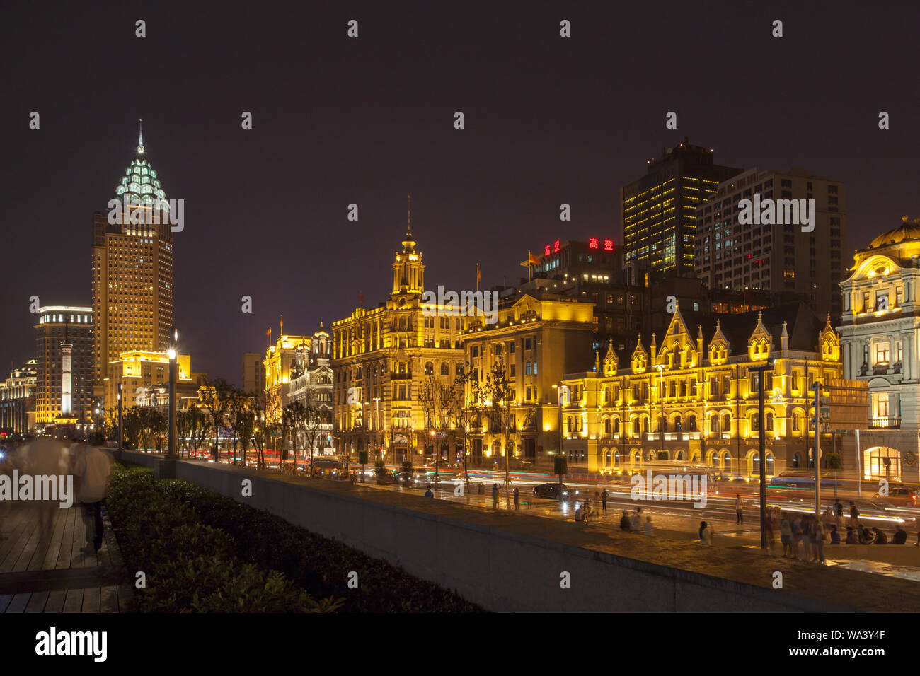 The bund night Stock Photo - Alamy