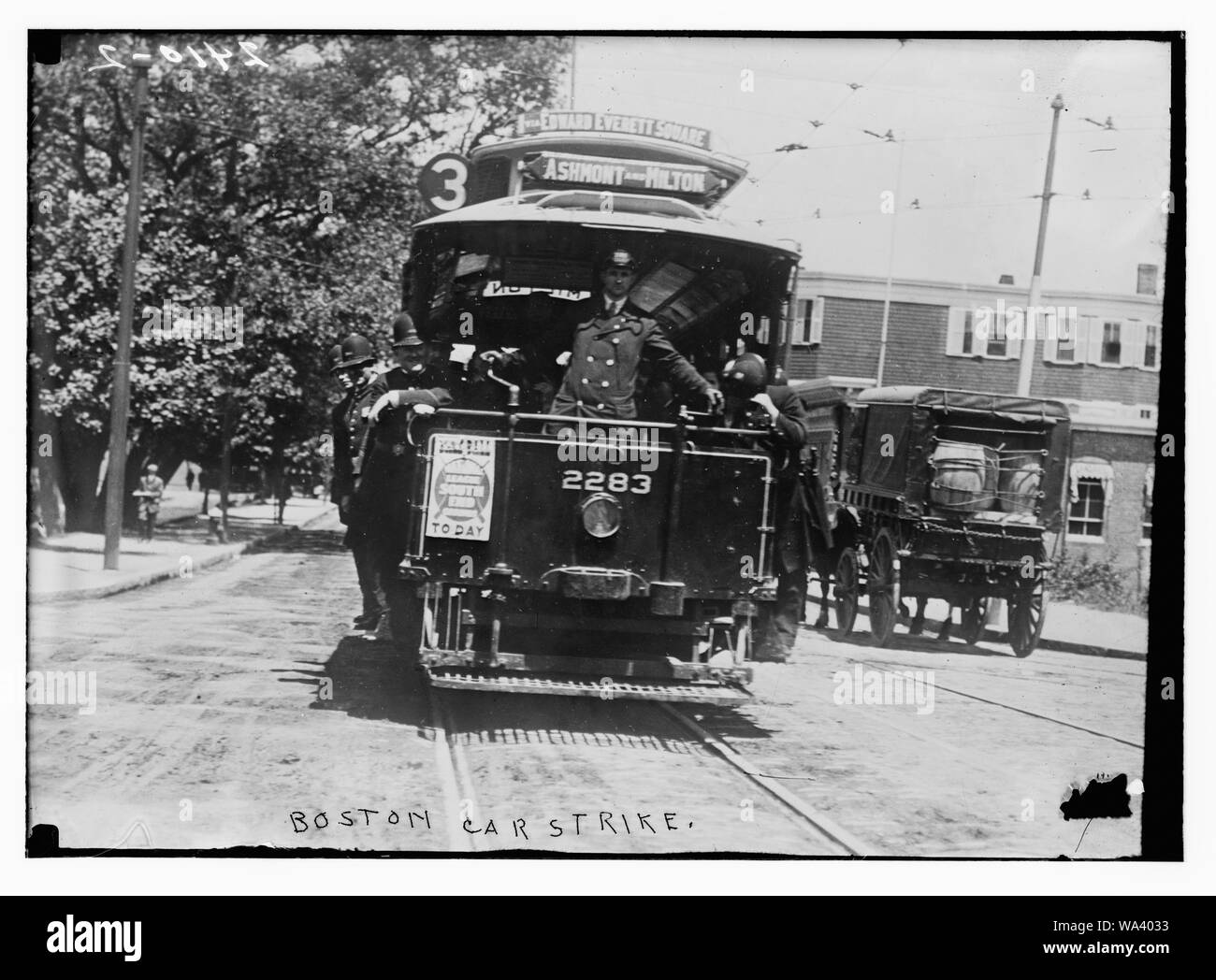 Boston Car Strike Stock Photo - Alamy