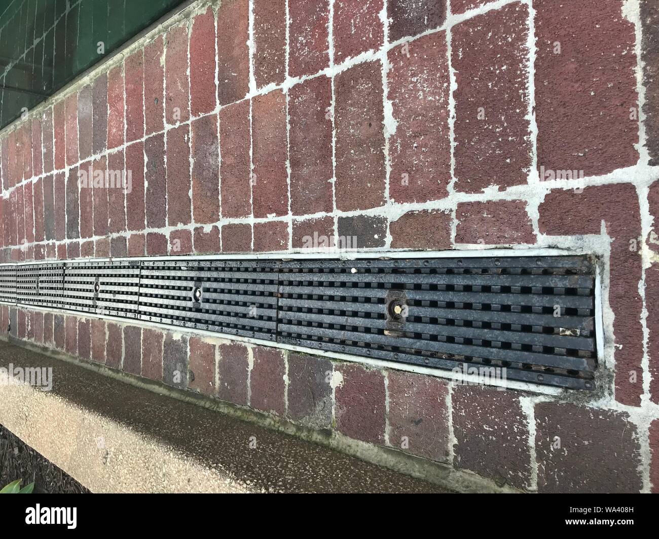 Water Drainage Stripe Grill. Photo image Stock Photo - Alamy