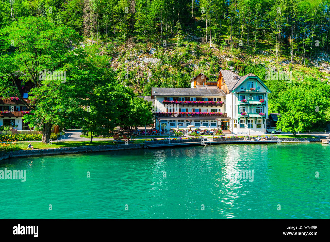 FURBERG, AUSTRIA - JULY 10, 2019: Furberg is a village in the north ...