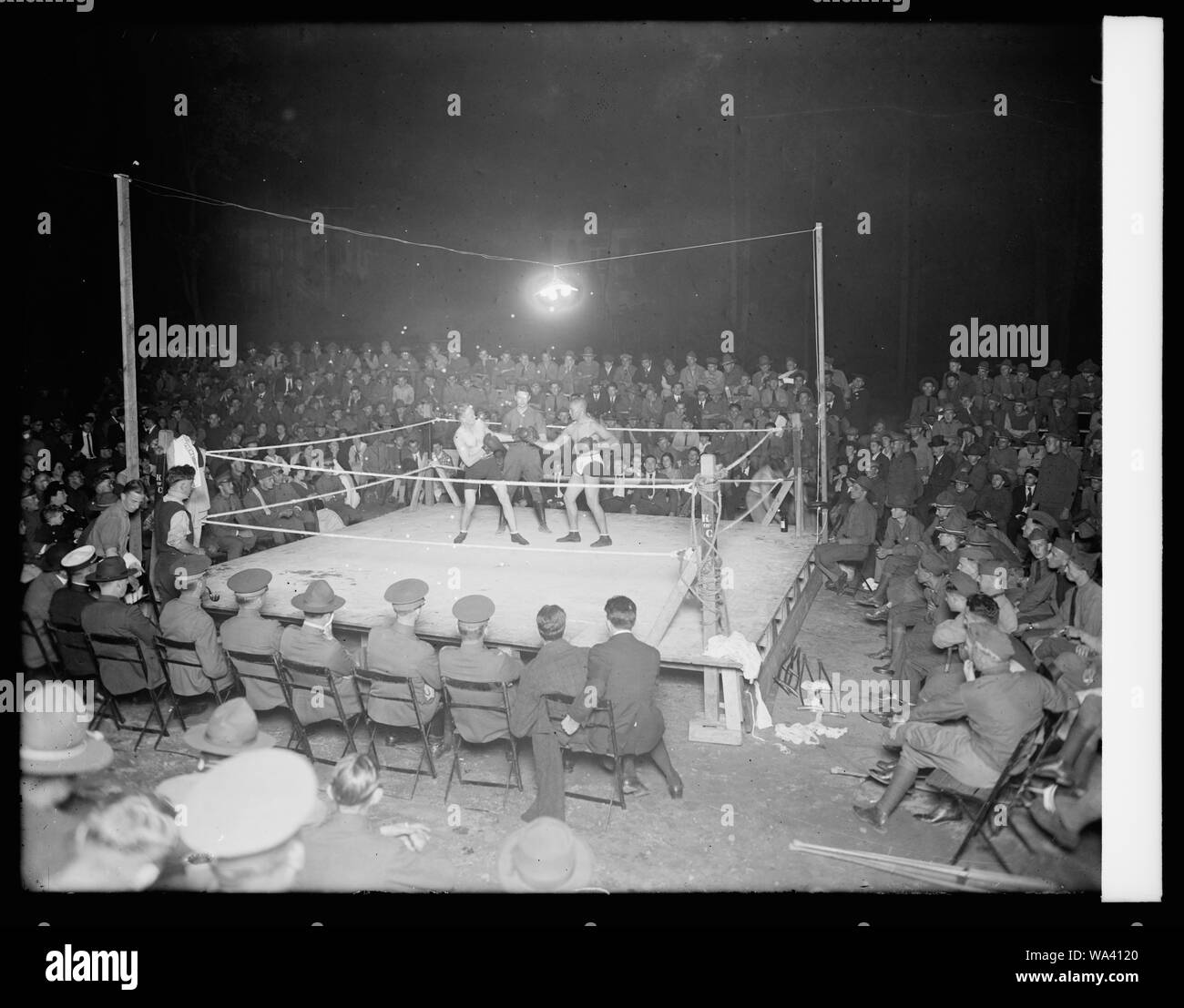 Boxing at Walter Reed, [Washington, D.C.] Stock Photo - Alamy