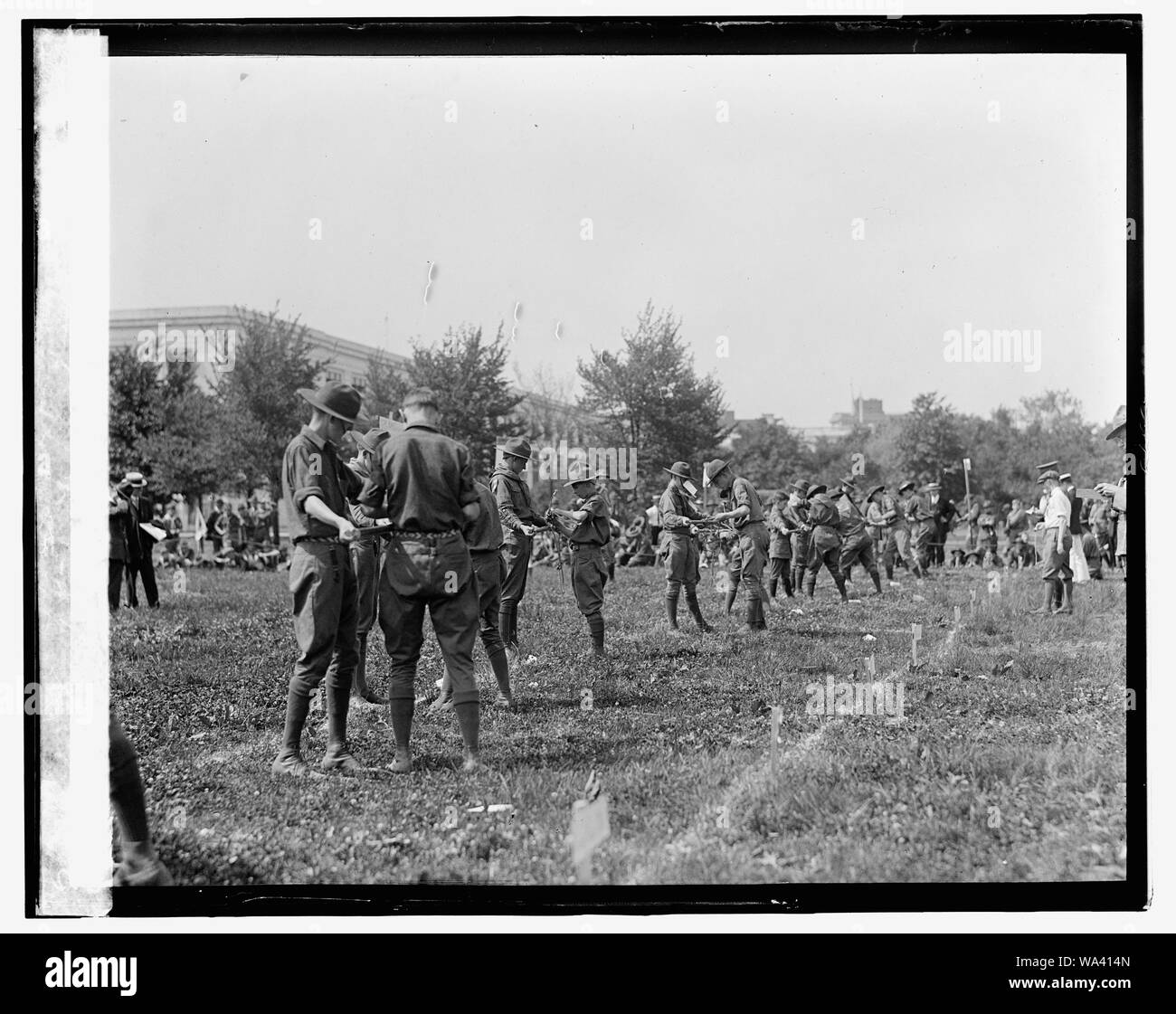 American boy scout Black and White Stock Photos & Images - Alamy