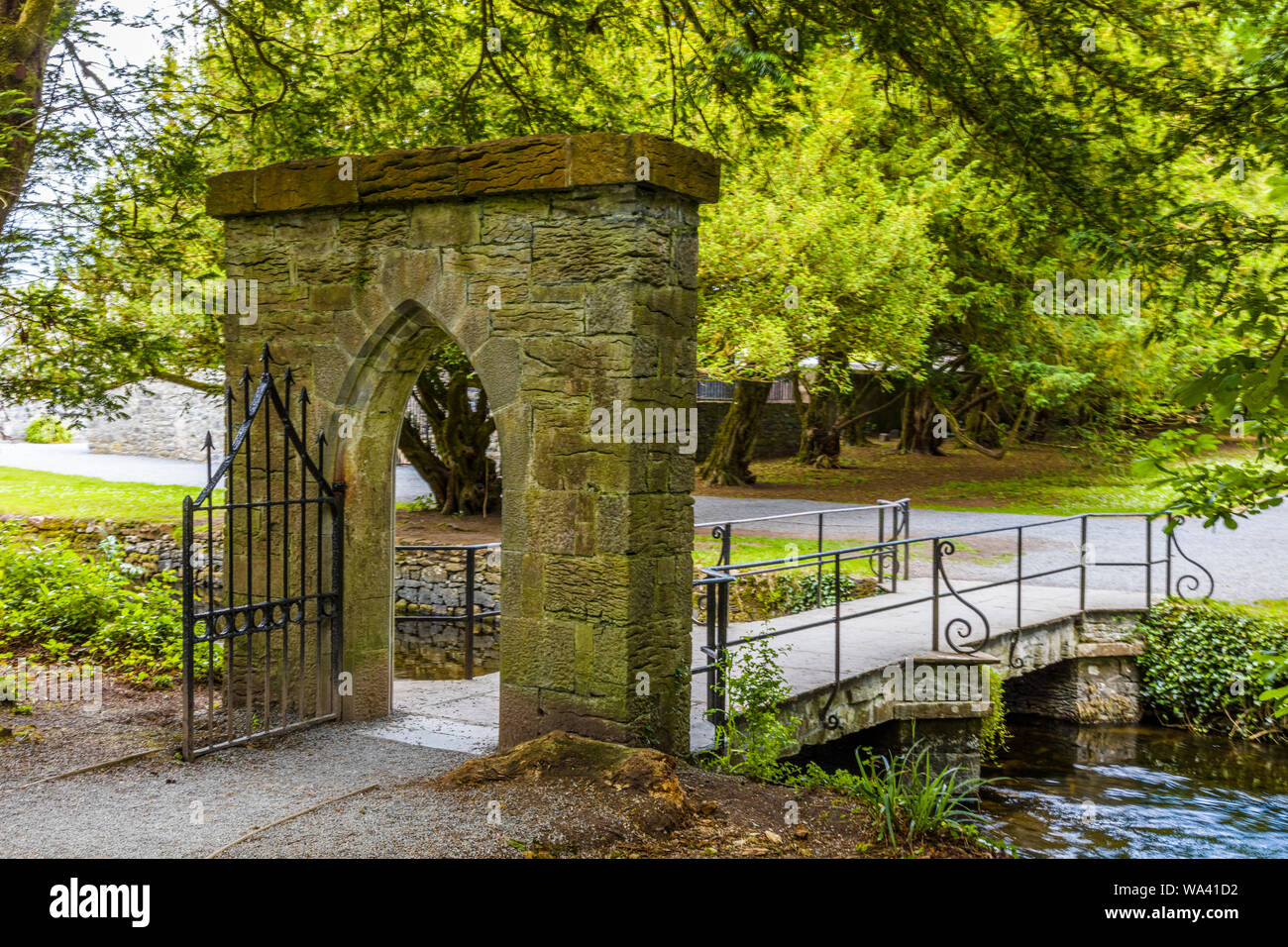 Village of Cong in Couny Mayo Ireland used for filming of The Quiet Man ...