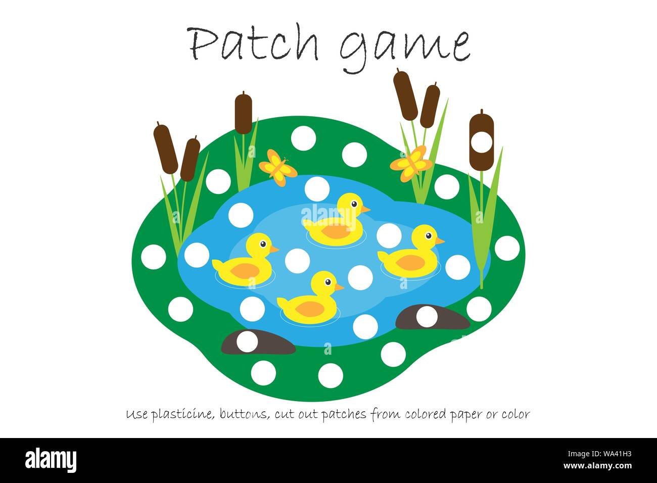 Education Patch game pond for children to develop motor skills, use ...