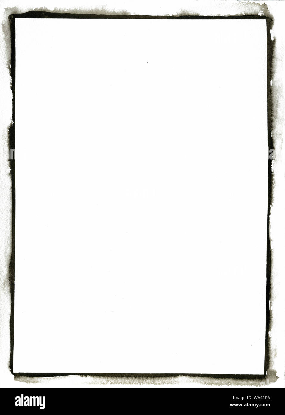 Black photographic border. Decorative border for artwork Stock Photo ...