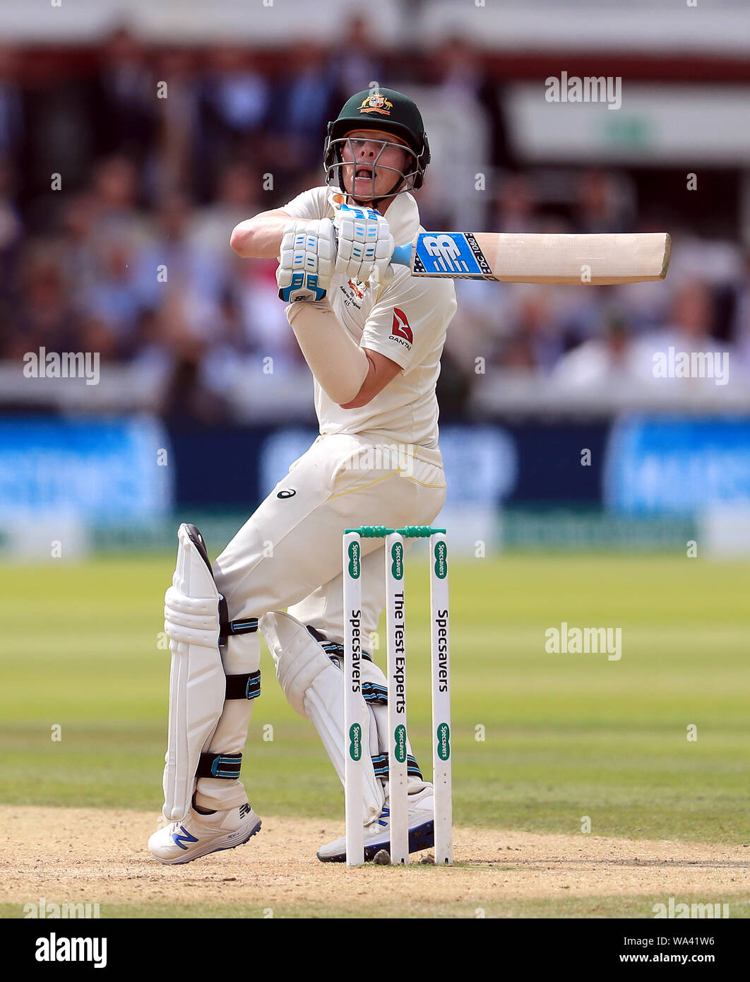 Australia's Steve Smith batting during day four of the Ashes Test match ...