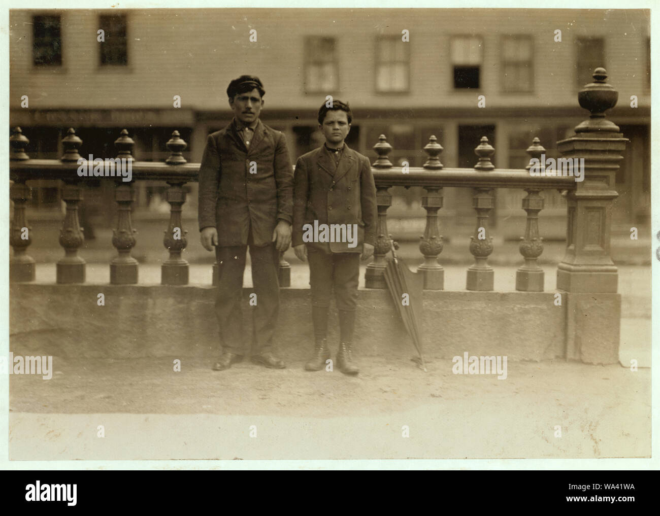 Boy is Costa George. Works regularly in Stark Mill No.3, Manchester, N ...