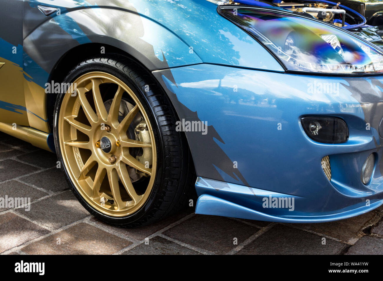 Ford Focus front wing Stock Photo - Alamy
